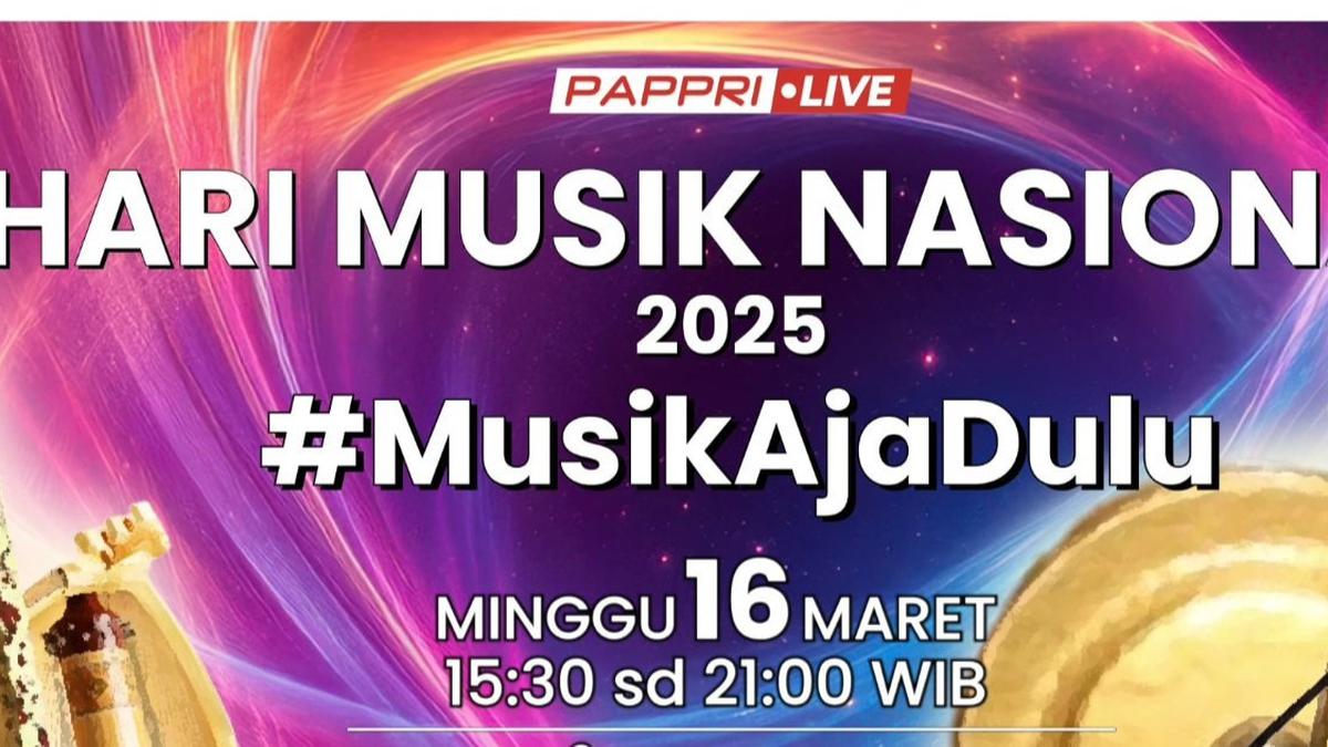 Konser Hari Musik Nasional PAPPRI demi Guyubnya Musisi Indonesia