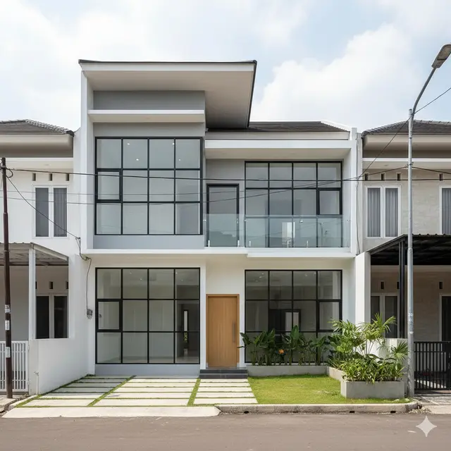 7 Rumah Atap Datar Modern Gaya Kontemporer, Menawan, Fungsional, dan ...