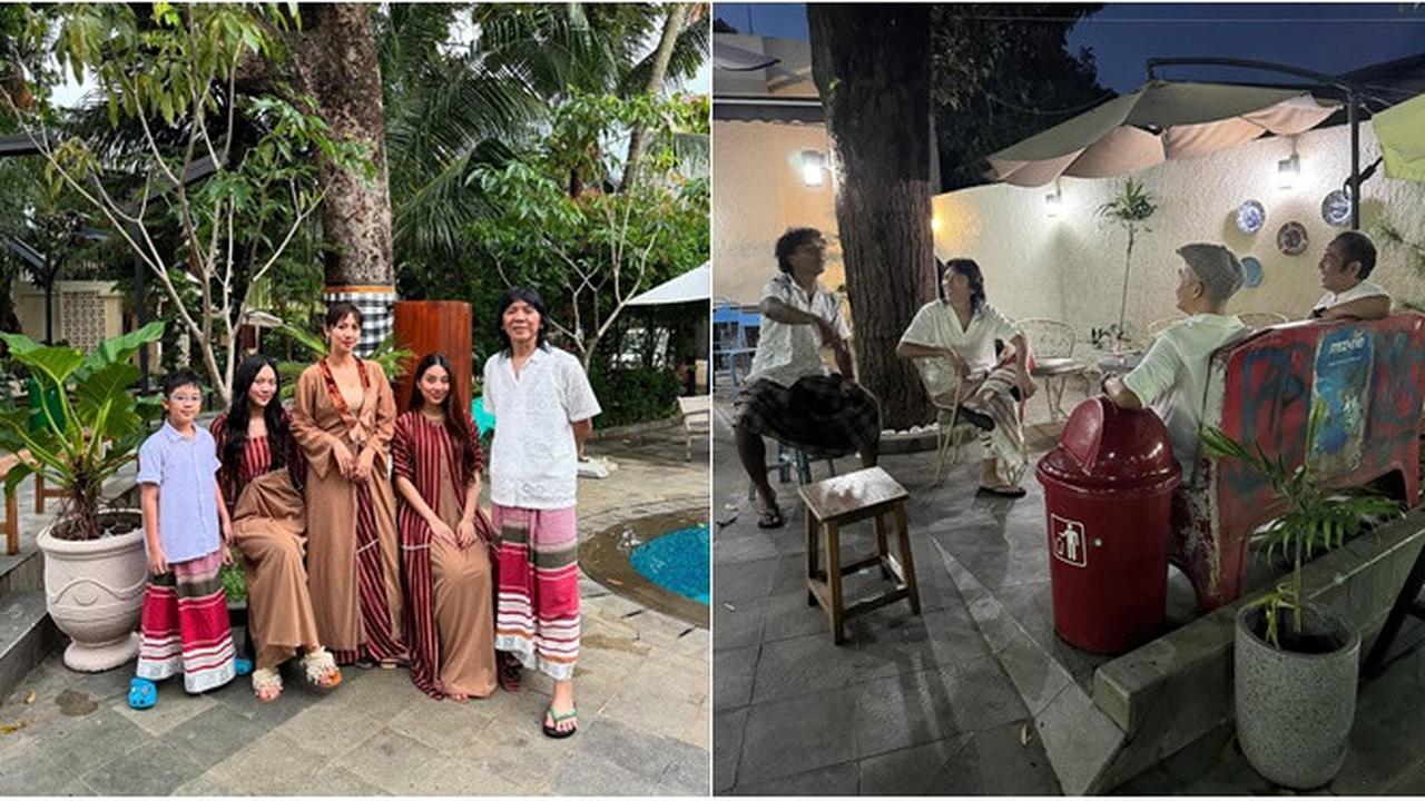 6 Potret Penampilan Keluarga Bimbim di Momen Lebaran, Kehadiran Anggota ...