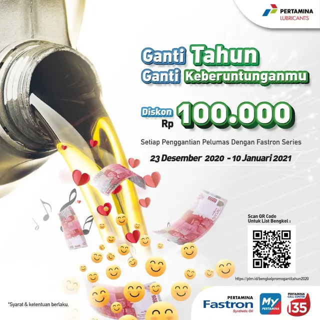 PT Pertamina Lubricants Hadirkan Promo Pelumas Pertamina Fastron Bagi ...