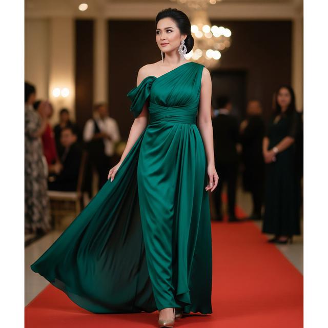7 Model Dress Drapery, Tampil Elegan dan Berwibawa