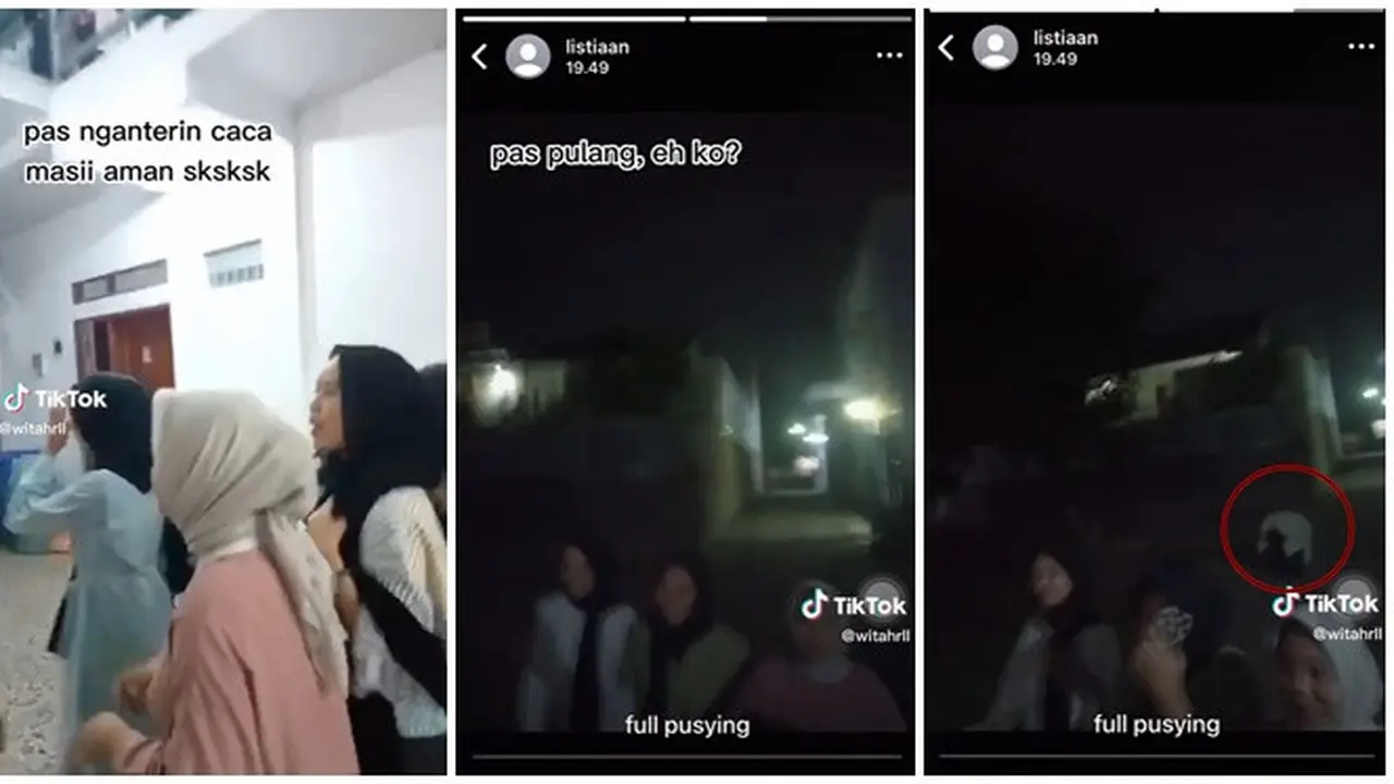 Viral Penampakan Sosok Seram Terekam Jelas Sedang Kayang, Bikin Merinding - Hot Liputan6.com