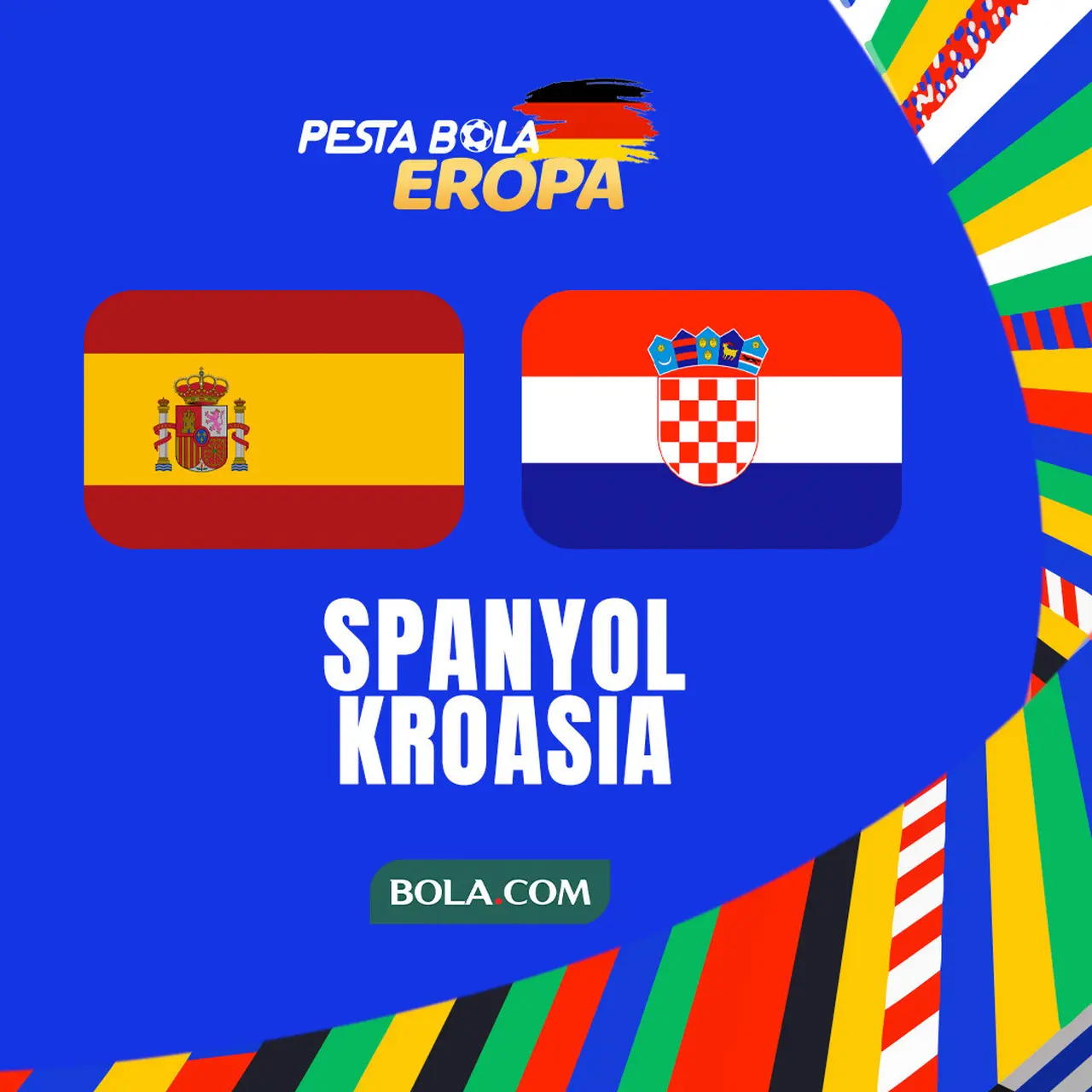 Sedang Berlangsung, Live Streaming Spanyol Vs Kroasia di Piala Eropa ...