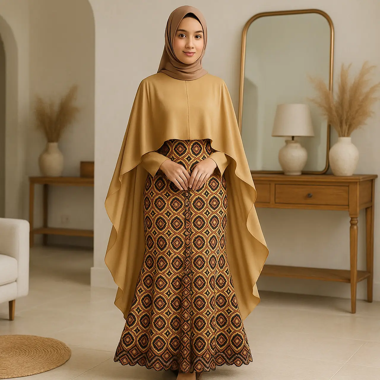 18 Model Gamis Batik Pesta Terbaru 2025, Tetap Syar’i tapi Tampil ...