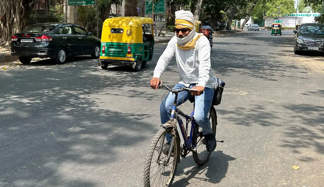 Cuaca Panas Ekstrem Landa Sebagian Wilayah India - Foto Liputan6.com
