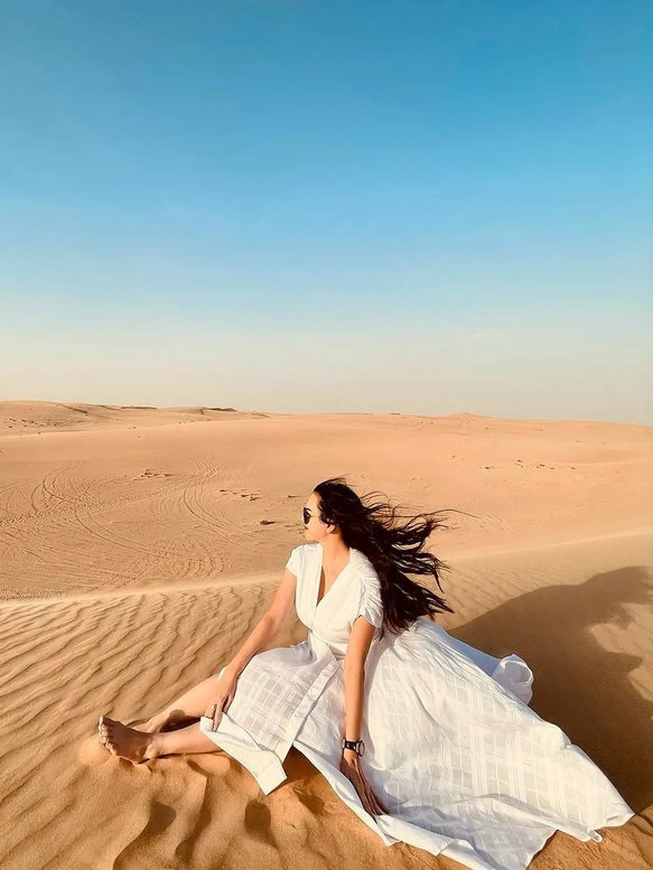 Nikmati Waktu Sendiri, Ini 6 Potret Aura Kasih Liburan di Dubai - Hot Liputan6.com