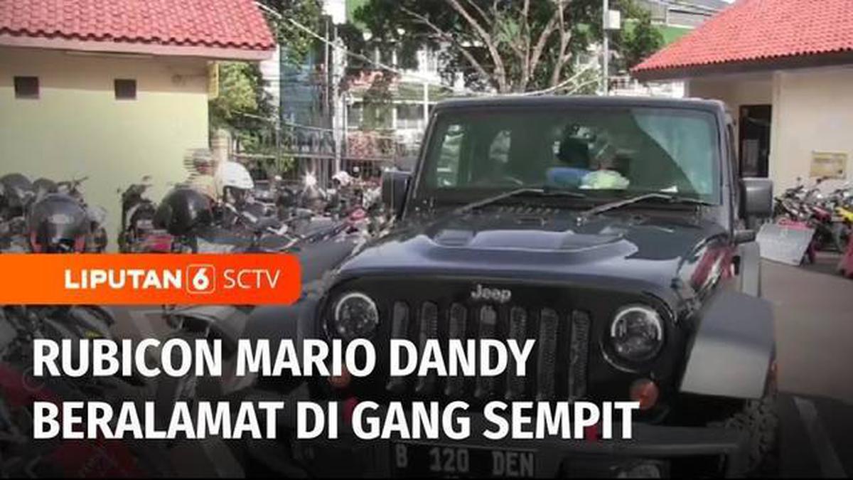 VIDEO: Terungkap! Identitas Mobil Rubicon Milik Mario Beralamat di Gang ...