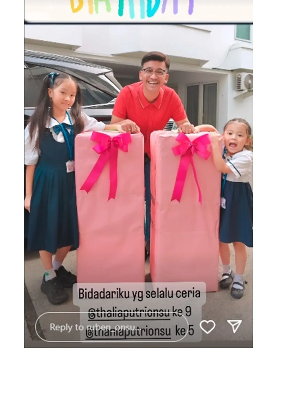 9 Momen Sarwendah Beri Kejutan Ultah ke Thalia dan Thania, Ruben Onsu Tak Terlihat - Hot ...