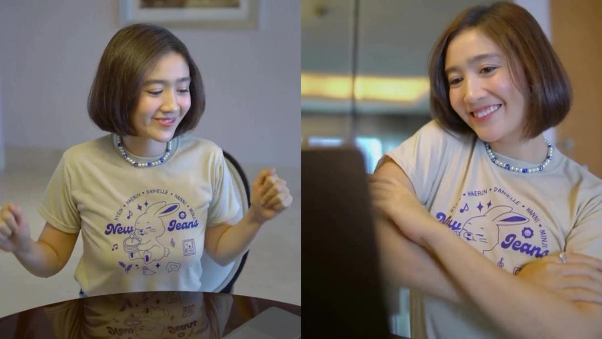 Gaya Imut Febby Rastanty Coslplay Jadi Member NewJeans - Photo Fimela.com