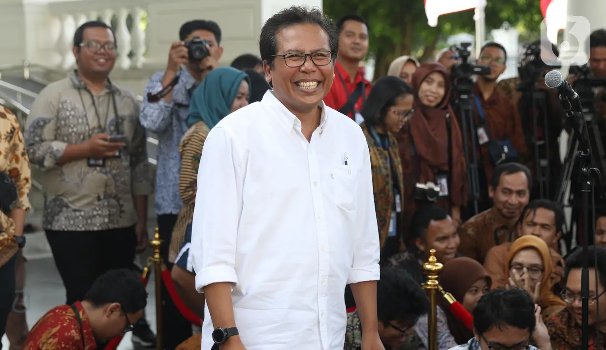 FOTO: Pratikno, Nico Harjanto, Fadjroel Rachman dan Airlangga Merapat ke Istana - Foto Liputan6.com