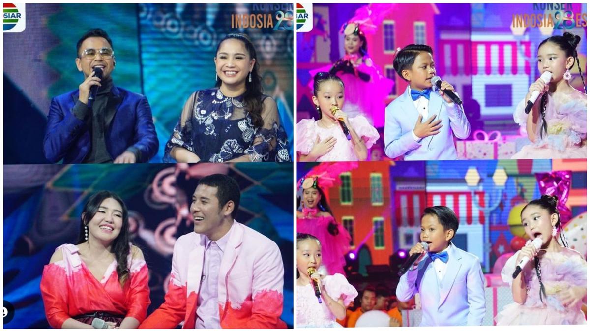 7 Potret Kolaborasi Luar Biasa di Konser INDOSIA28EST: Aksi Imut Farel Prayoga Bareng Bilqis ...