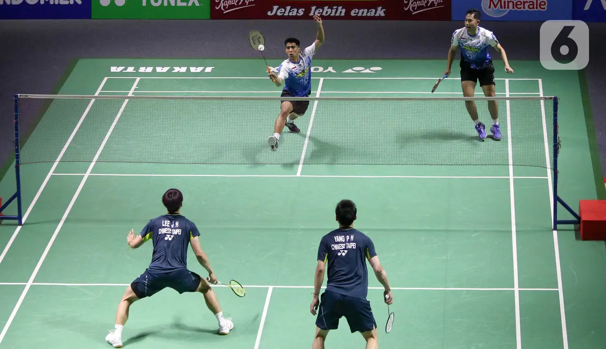 Tampil Maksimal, Sabar/Reza Melaju ke Semifinal Indonesia Open 2024 - Foto Liputan6.com