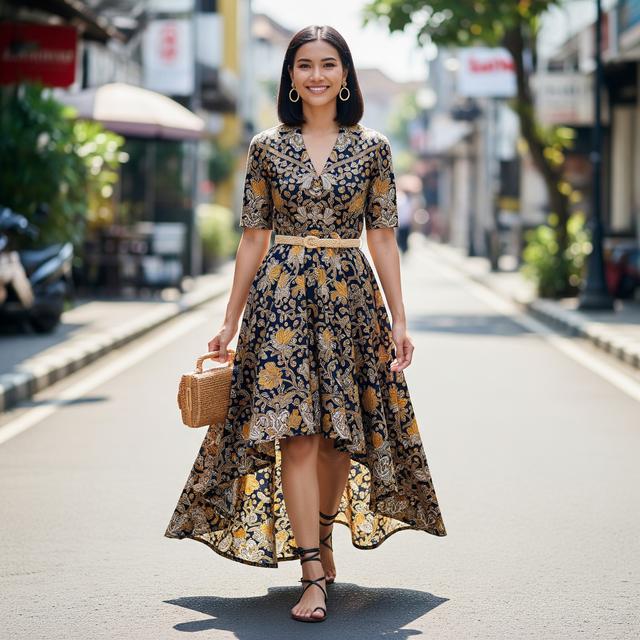 7 Model Dress Batik Kekinian untuk Tampilan Cantik dan Stylish Setiap Hari