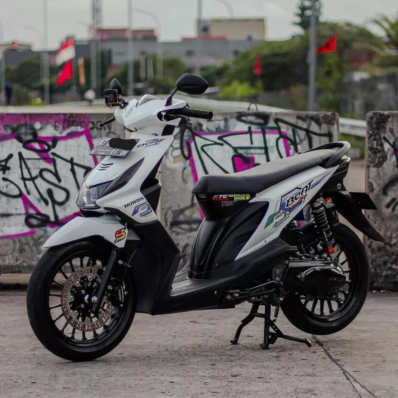 10 Potret Modifikasi Honda BeAT Karbu, Skutik Mungil yang Tetap Kece ...