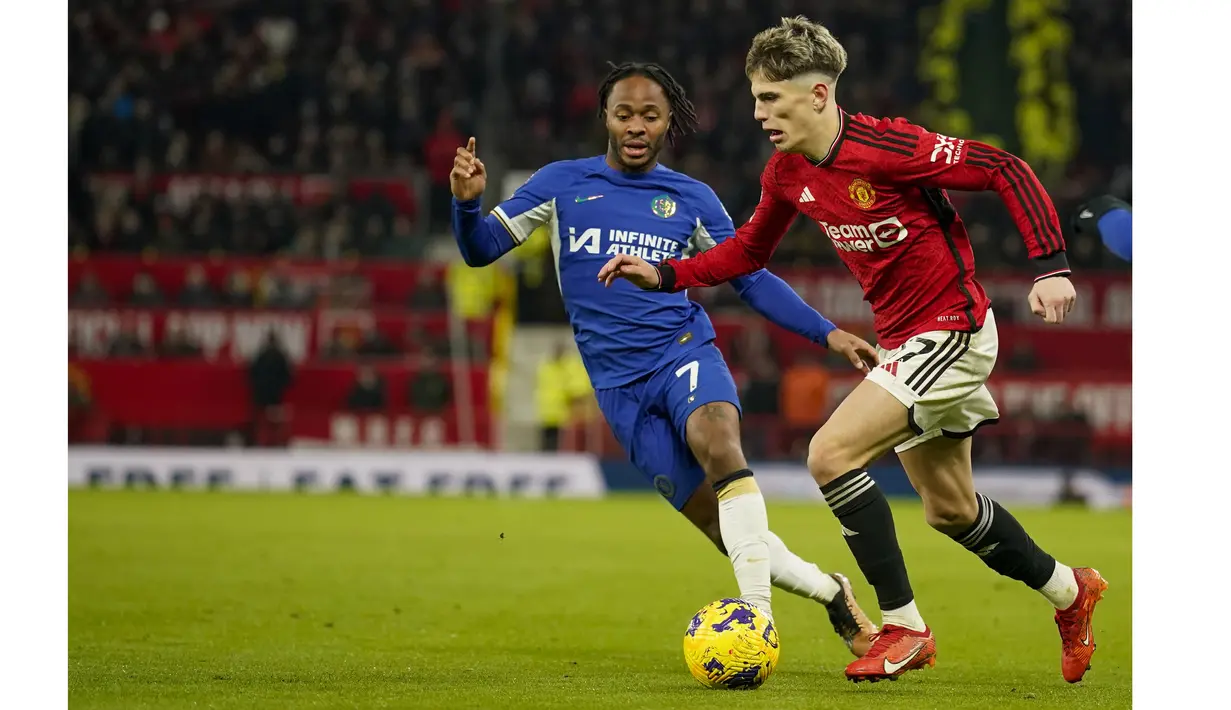 Foto: Garnacho Hampir Cetak Gol Indah Lagi Lewat Tendangan Salto ke ...