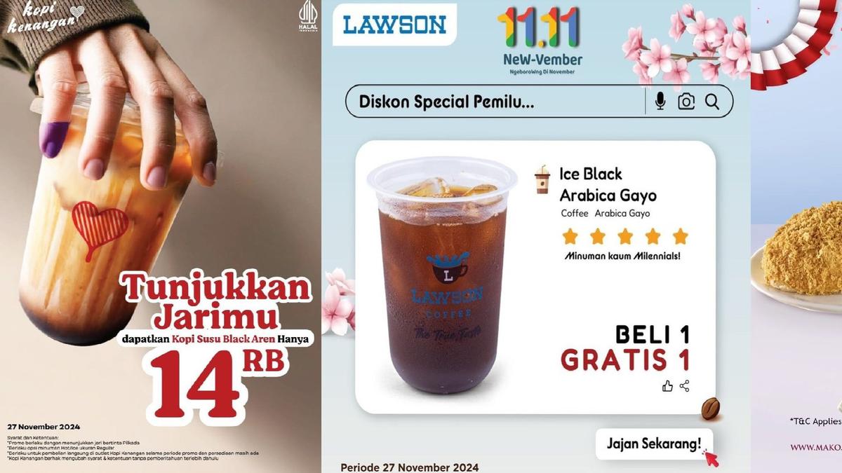 Promo Pilkada 2024: Makanan, Minuman hingga Tempat Wisata - Hot ...