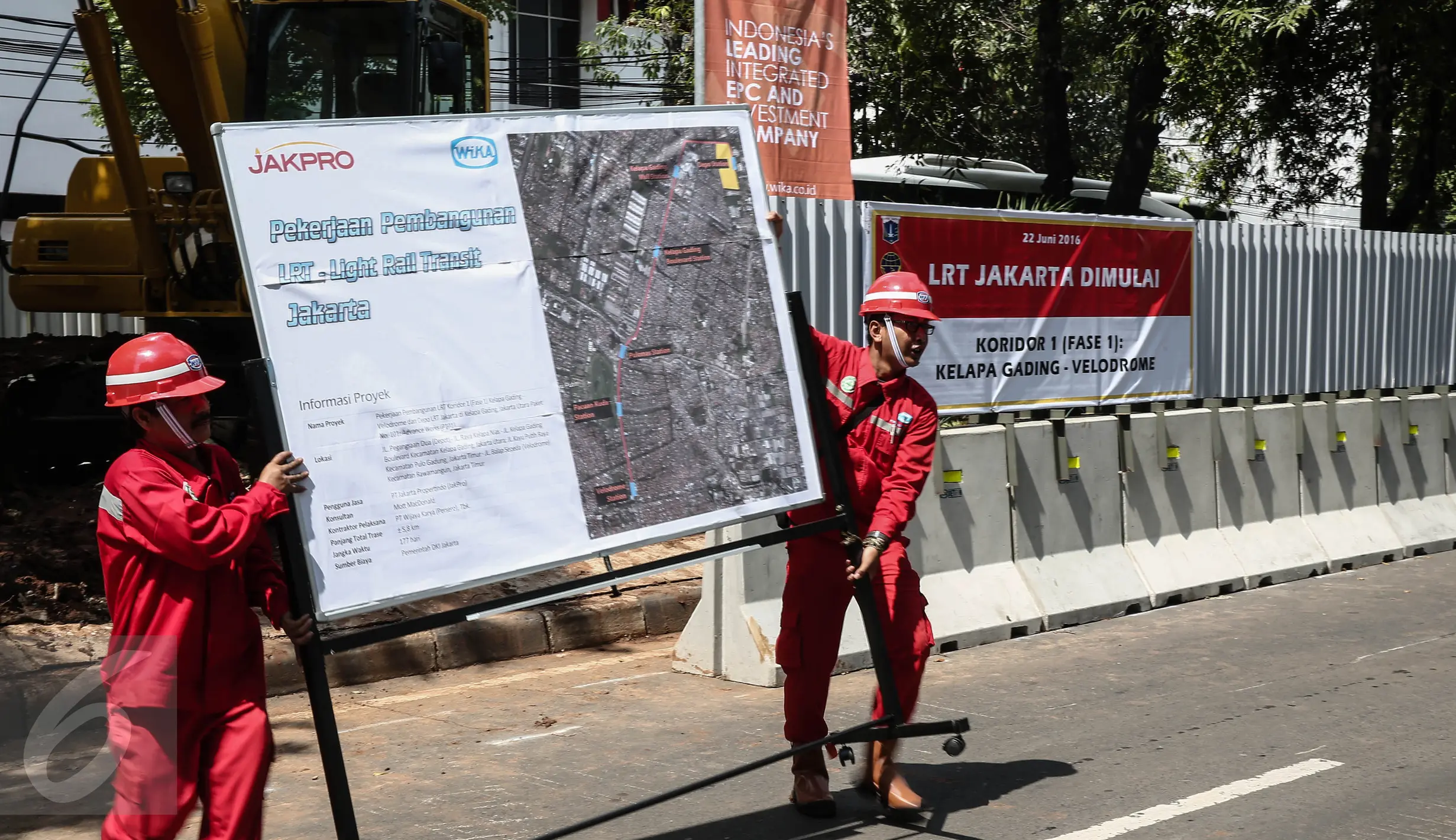 Penampakan Proyek LRT Jakarta yang Mulai Dibangun - Page 1 - Foto ...