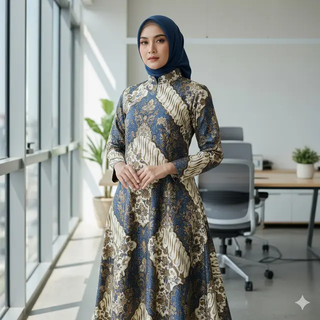 10 Model Baju Batik Syar'i Sutra Elegan, Tampil Mewah dan Berkelas di Berbagai Acara - Hot ...
