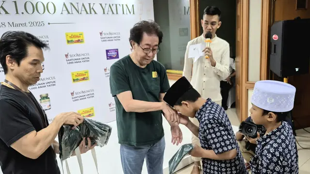 Ramadan Berbagi Kasih, Sido Muncul Salurkan Rp 200 Juta untuk 1.000 Anak Yatim di Jakarta - News ...
