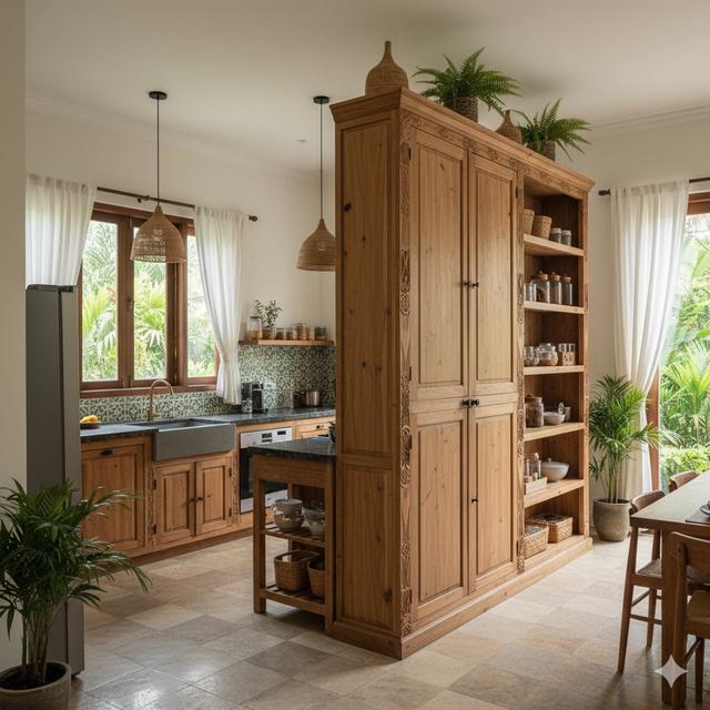 8 Model Dapur Bali yang Modern dan Etnik, Beri Sentuhan Tradisional ...
