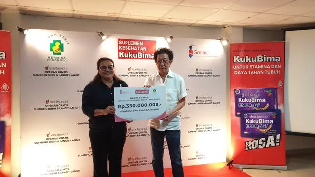 Demi Senyum Baru Anak, Suplemen Kesehatan KukuBima Giat Baksos Operasi ...