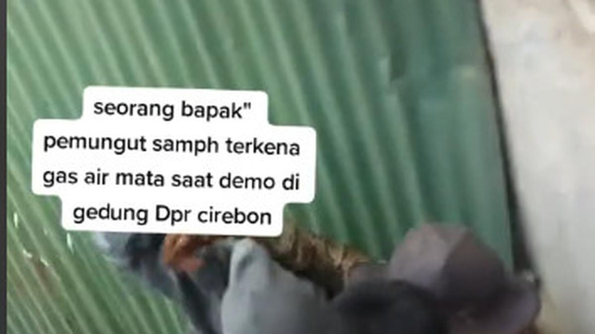 Viral, Pemulung yang Kena Gas Air Mata Ini Ditolong Mahasiswa Saat Demo Omnibus Law - Citizen6 ...