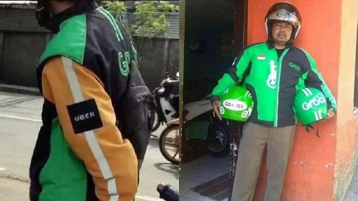10 Potret Driver Ojol Krisis Identitas, Atributnya Seperti Asal-asalan ...