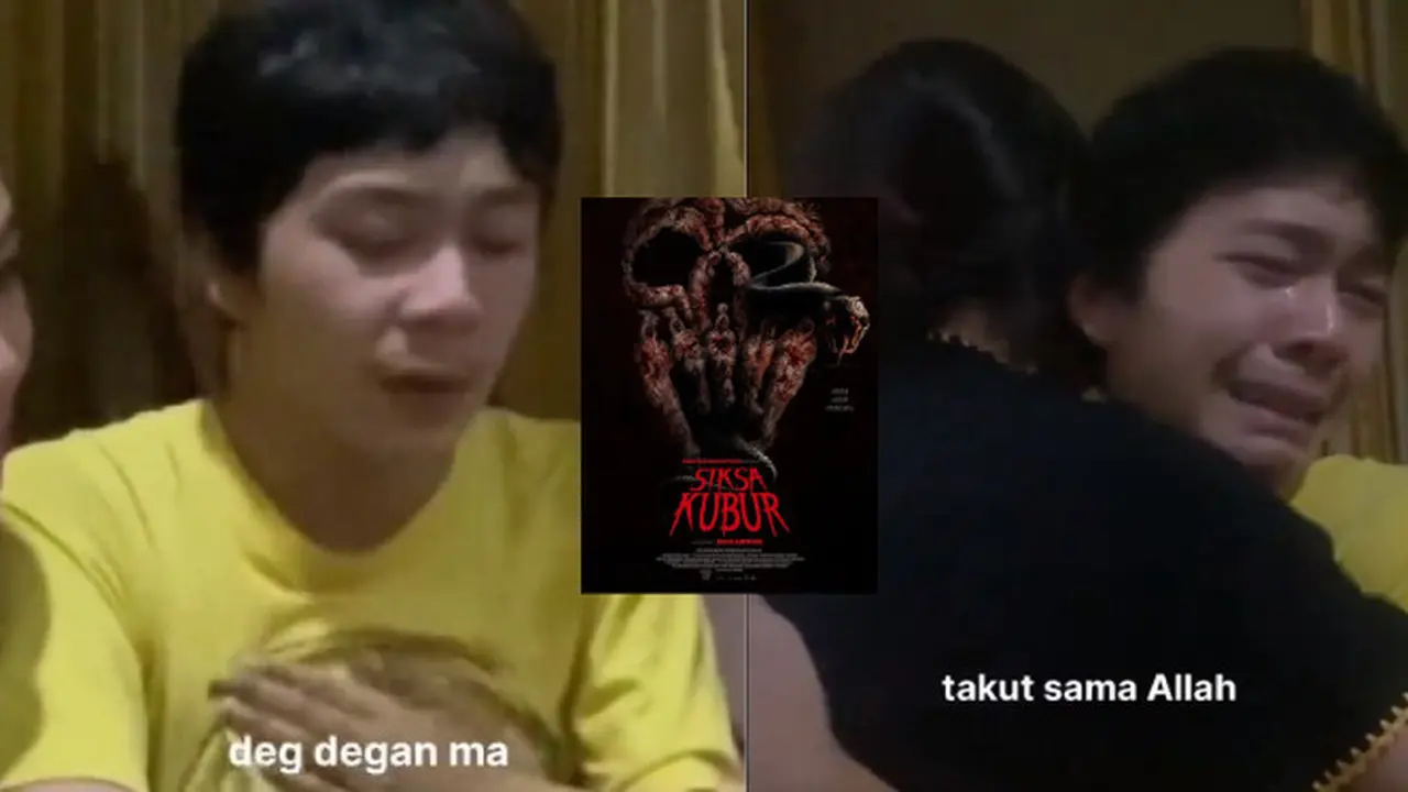 Viral Video Remaja Nangis Kejer Setelah Nonton Film Siksa Kubur, Teriak ...