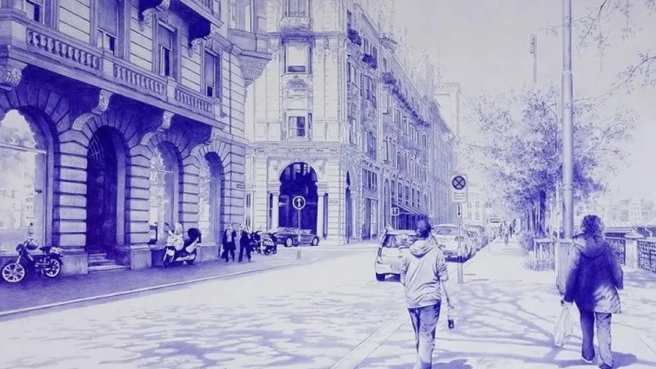 Hanya Pakai Pulpen, Seniman Ini Buat Lukisan Super Realistis - Citizen6 ...