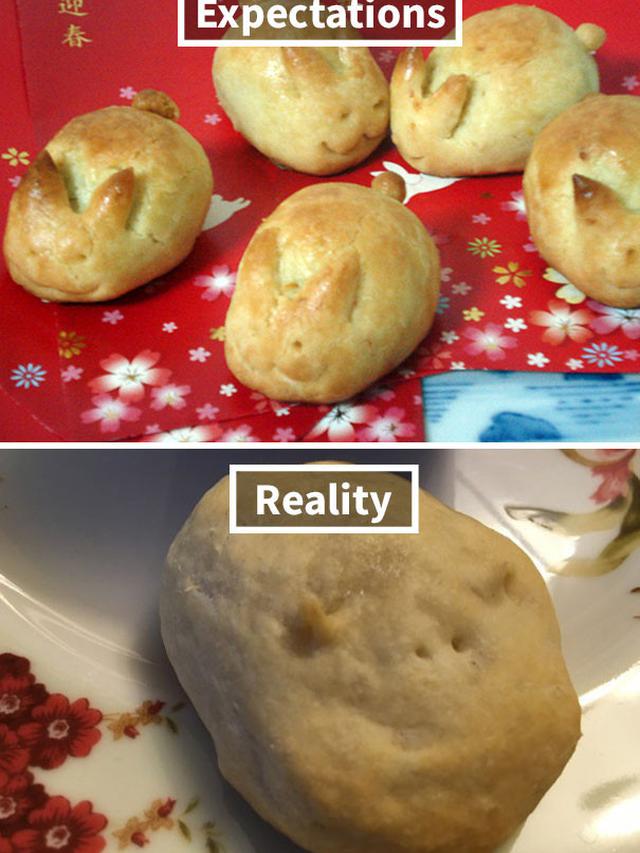 7 Potret Ekspektasi Vs Realita Kue Kering Ini Hasilnya Bikin Tersenyum ...