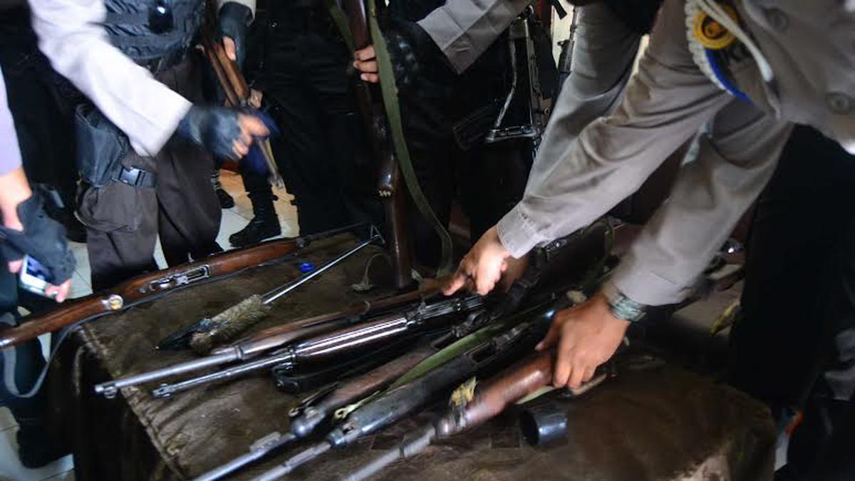 Senapan Peninggalan Perang Dunia Ini Masih Dipakai Polisi Malang ...