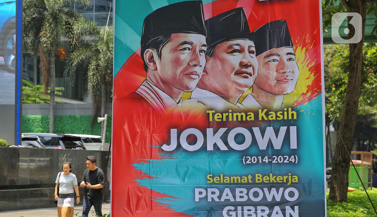 Jelang Pelantikan Prabowo-Gibran, Muncul Spanduk dan Baliho Terima ...
