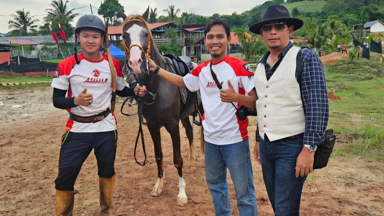Atlet Indonesia Berjaya di Liga Memanah Berkuda Malaysia