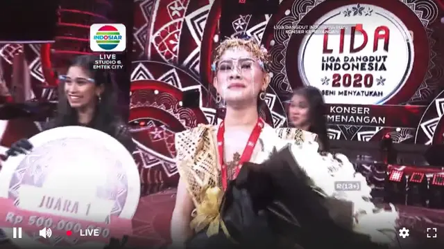 Selamat, Meli Jadi Juara 1 LIDA 2020 Indosiar, Dapat Hadiah Uang Rp 500 Juta dan Bawa Piala ...