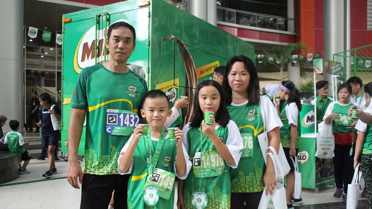 Ribuan Keluarga Peserta MILO Family Run #MILOJI10K Siap Lebih Aktif dan ...