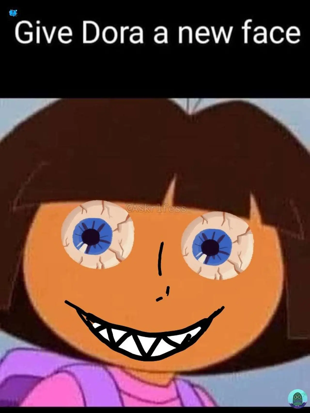 6 Editan Foto Wajah Dora the Explorer Ini Kocak, Tampil dengan Versi ...