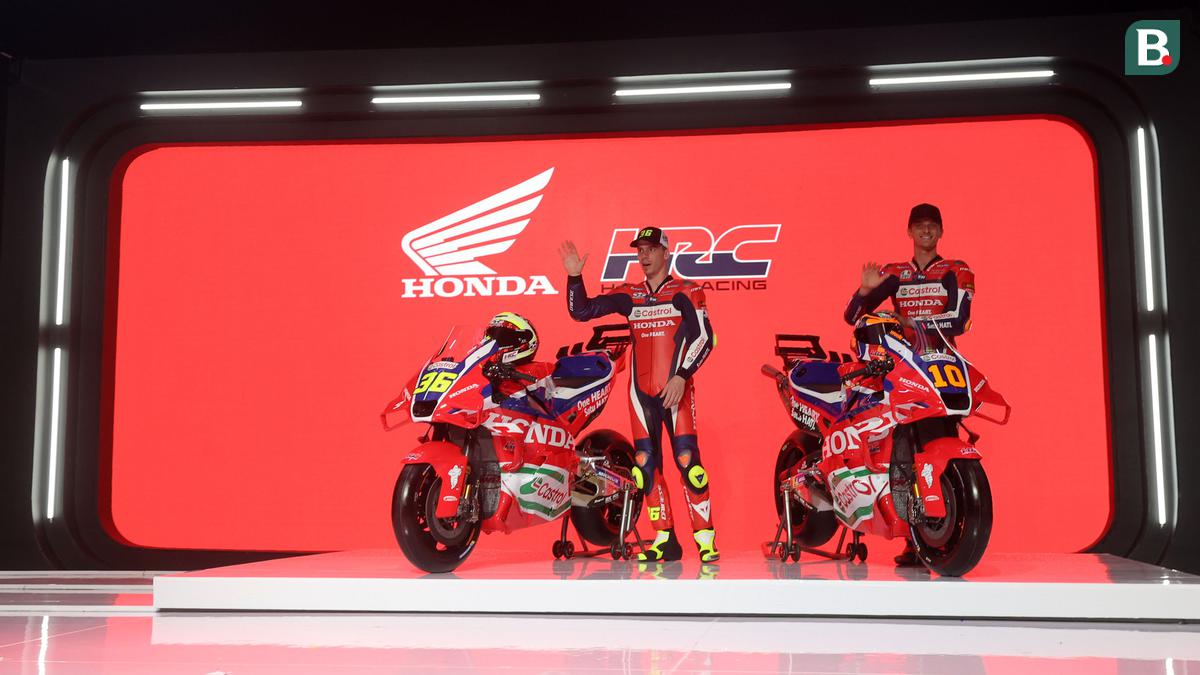 Foto: Melepas Nuansa Oranye, Honda Launching Motor Baru untuk MotoGP 2025