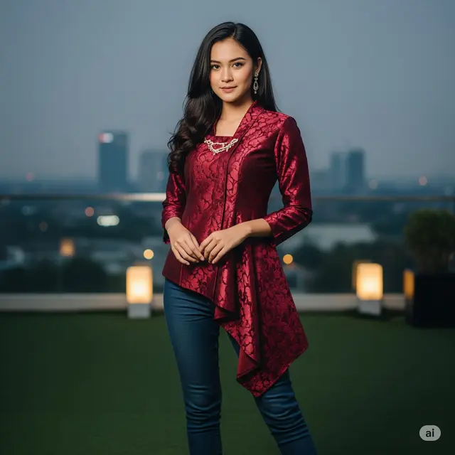10 Model Kebaya Brokat untuk Pesta Terbaru 2025, Kekinian, Stylish ...