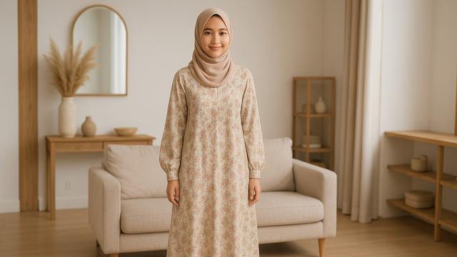 7 Model Gamis Abaya Remaja Terbaru agar Terlihat Muda dan Stylish