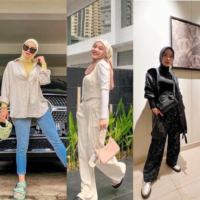 9 Ide Outfit Hijab Casual Ala Cewek Kue Cewek Mamba Dan Cewe Bumi