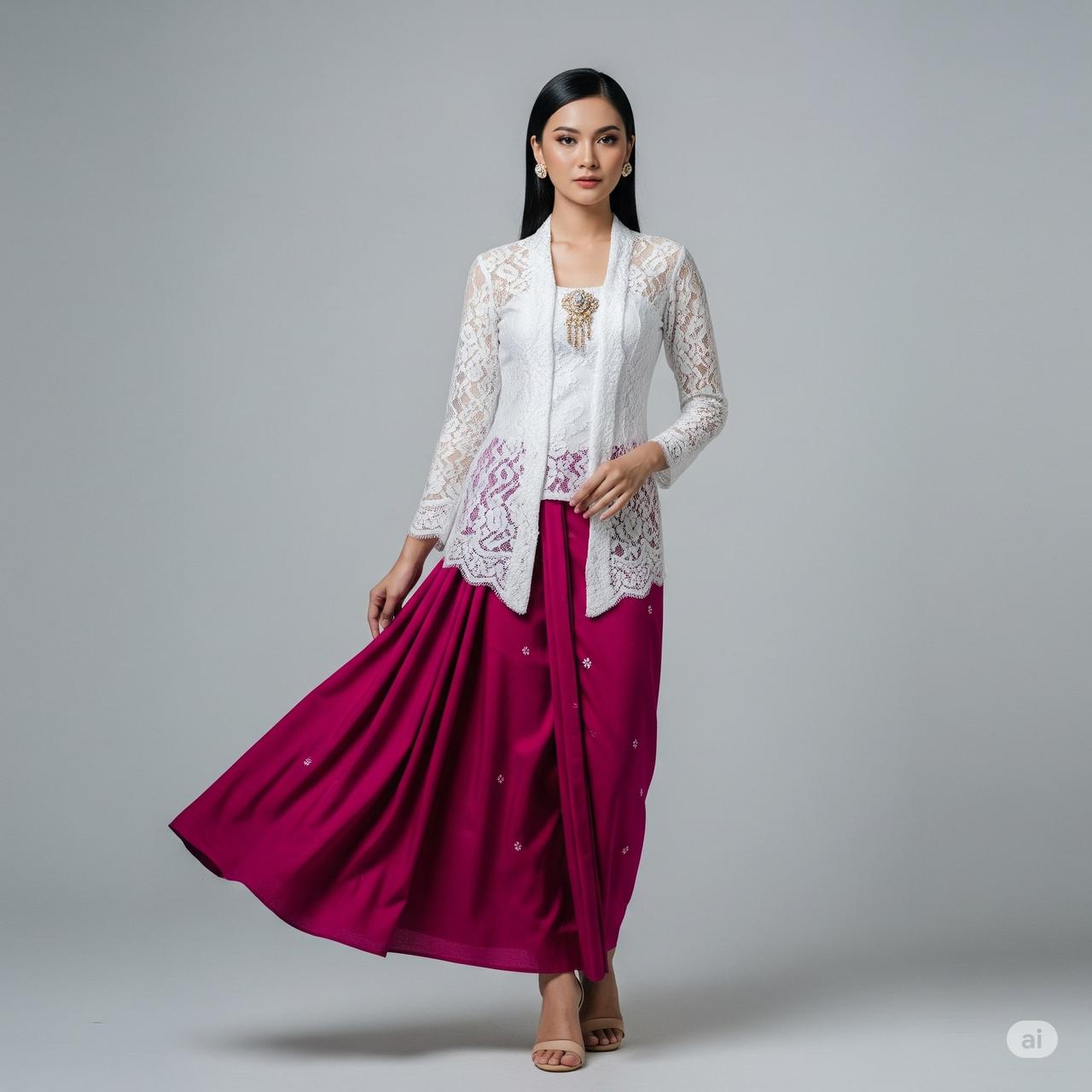15 Model Rok Kebaya Kekinian 2025, Paduan Sempurna untuk Kebaya Formal ...