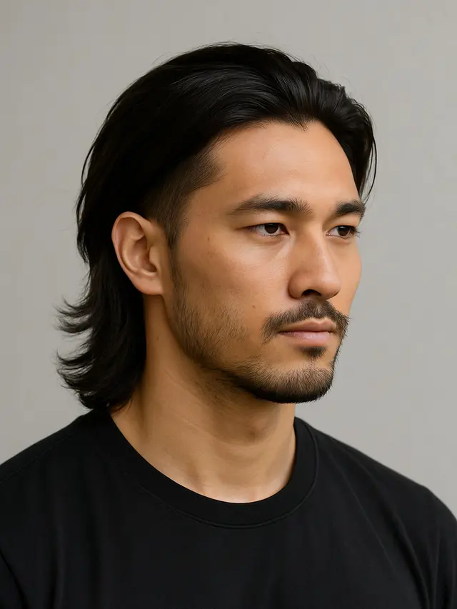 6 Model Rambut Pria Panjang Tipis Samping yang Lagi Tren di 2025 ...