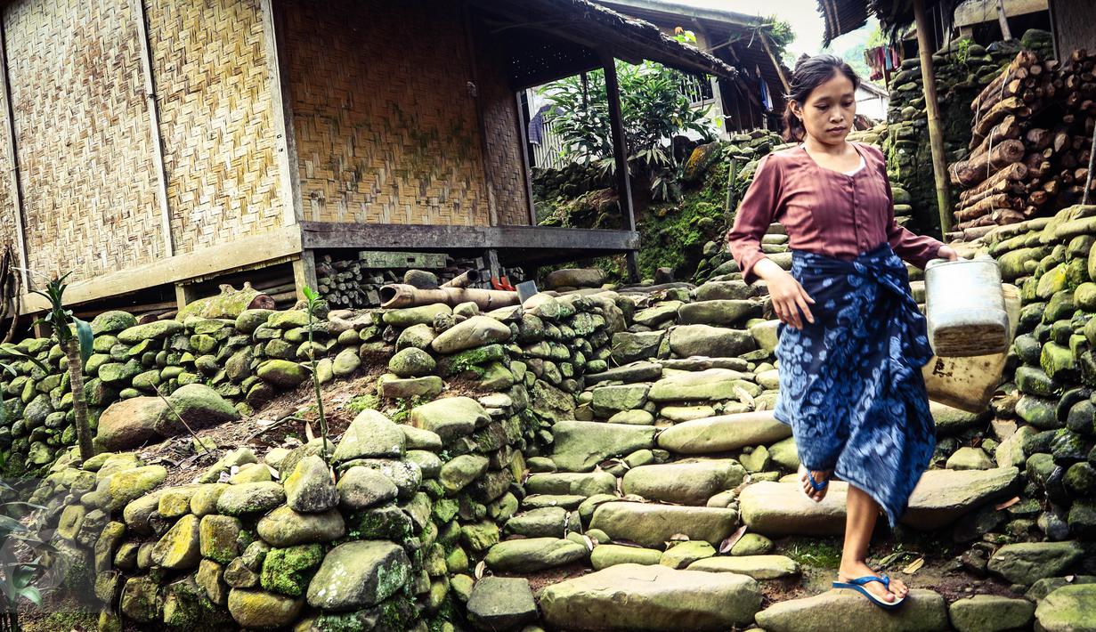 Potret Keseharian Perempuan Suku Baduy Luar - Foto Liputan6.com