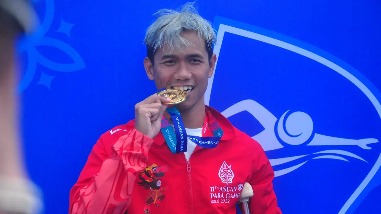 ASEAN Para Games 2022: Jendi Pangabean Raih 3 Emas dan Pecahkan Rekor Para Swimming - Ragam Bola.com