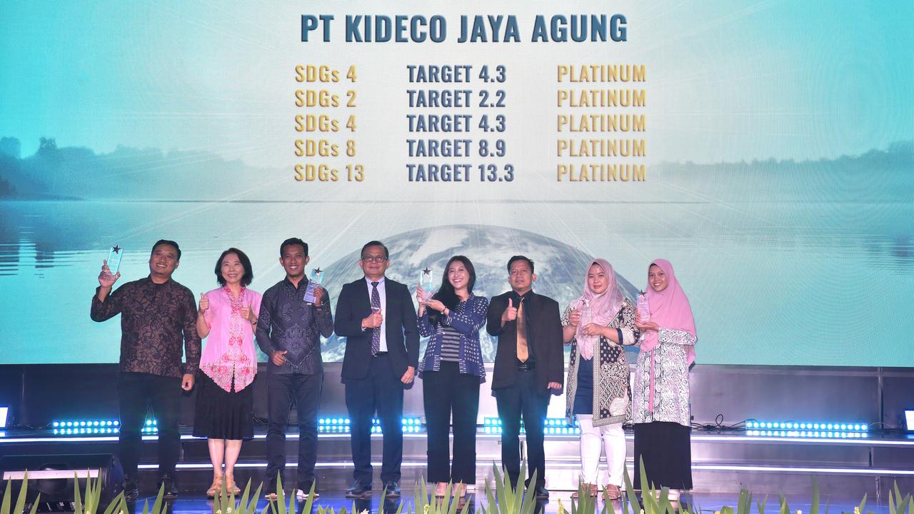 Kideco Raih 5 Penghargaan Platinum di Indonesia SDGs Awards 2024