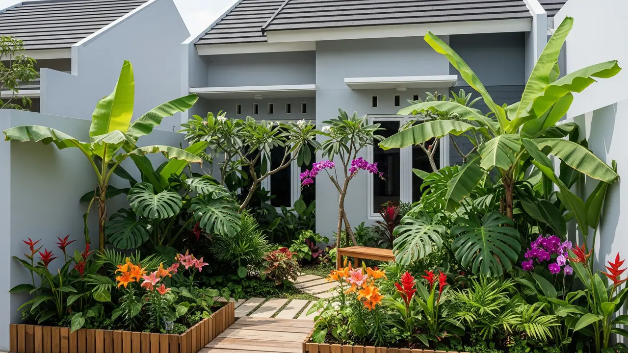 8 Model Taman Bunga Depan Rumah Minimalis, Ciptakan Hunian Menenangkan ...