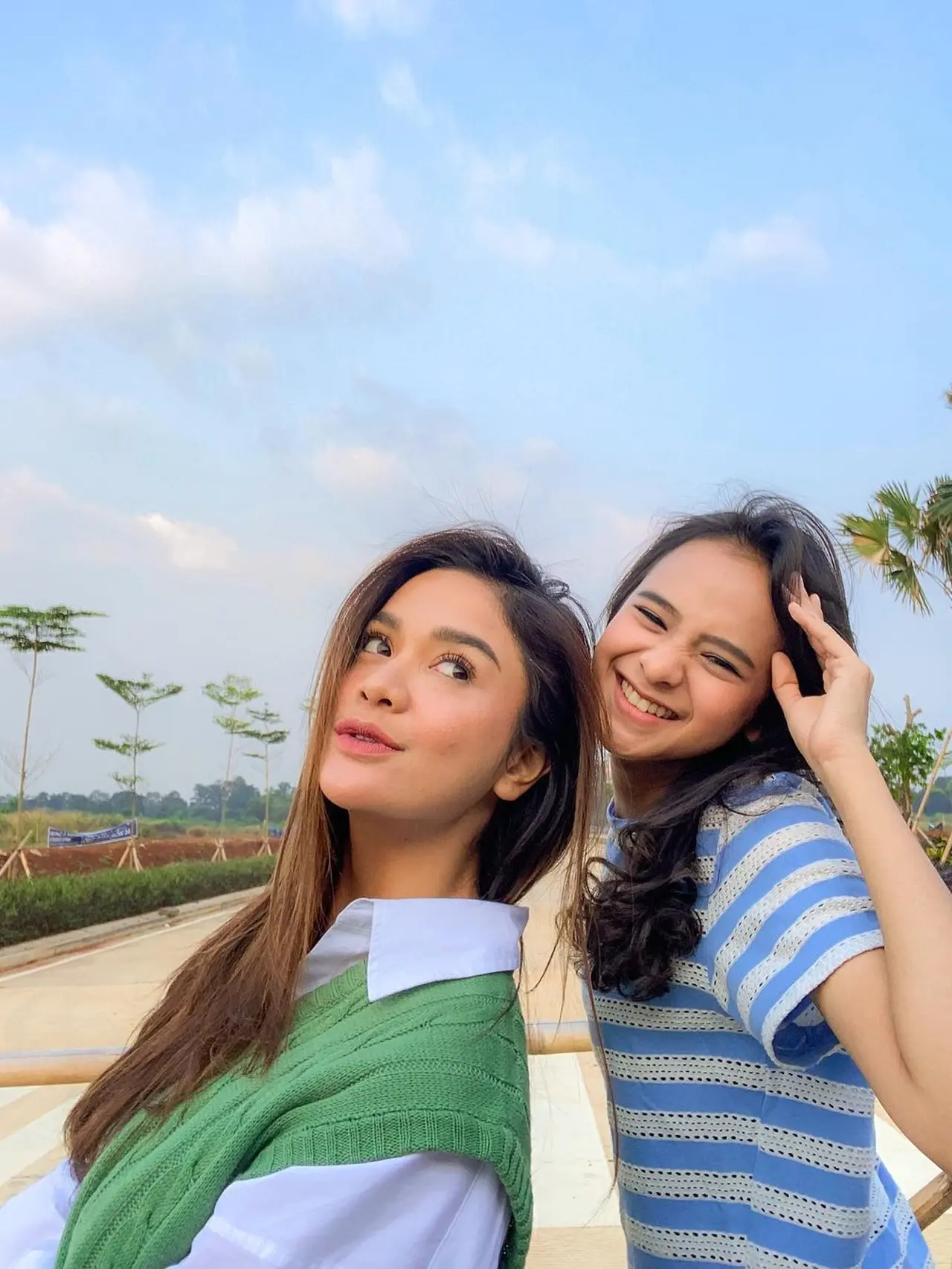 7 Potret Andi Annisa dan Cathy Fakandi di Balik Layar Sinetron Anjani ...