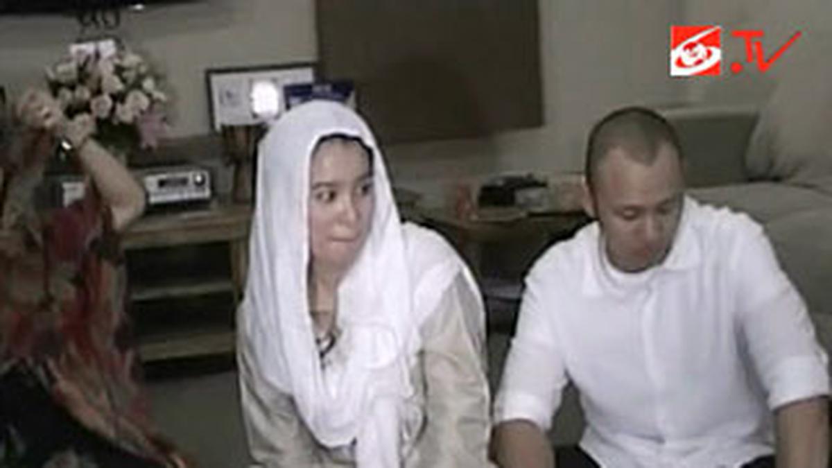 Ijab Kabul Nanda-Marcella di Masjid At-Tin - ShowBiz Liputan6.com