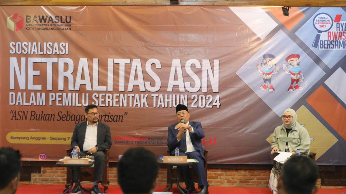 Jelang Pemilu Serentak 2024, Wali Kota Tangsel Ingatkan Netralitas ASN - News Liputan6.com