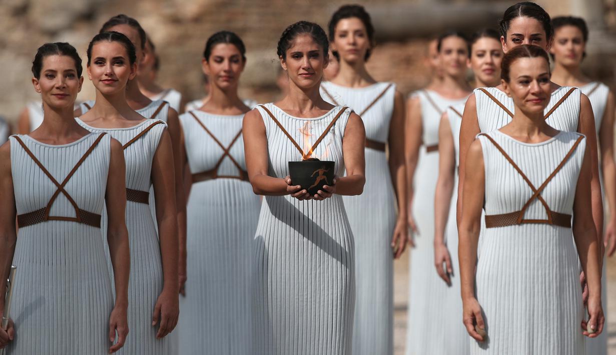 PHOTO: Ritual Penyalaan Obor Olimpiade Pyeongchang 2018 - Foto Liputan6.com